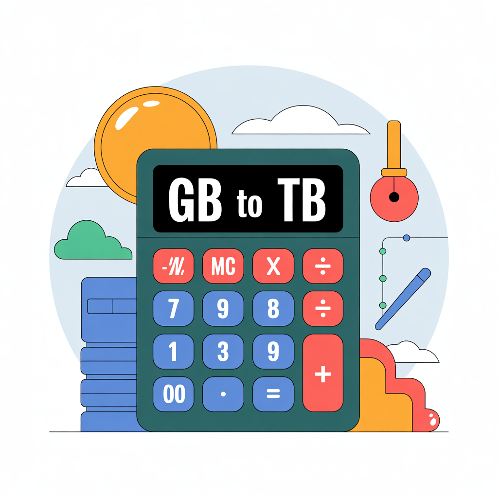 GB to TB Conversion Calculator: Understanding Digital Storage Sizes - Start Web Tools